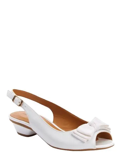 COMFORTVIEW The Reagan Slingback - White
