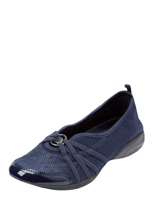 COMFORTVIEW Sport Greer Slip-on Sneaker With Print - Navy