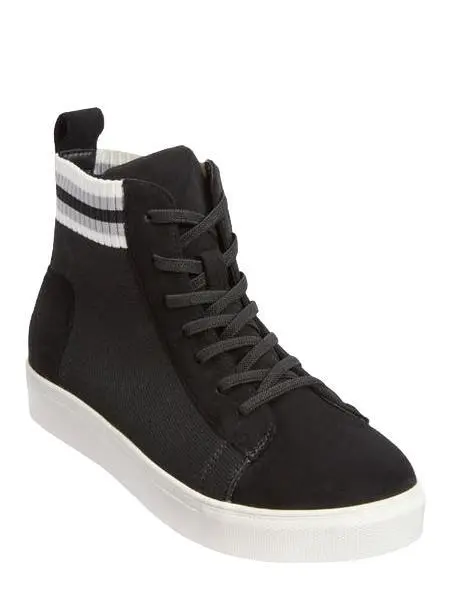COMFORTVIEW Jacklyn High Top Slip On Sneaker - Black