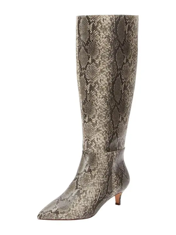 COMFORTVIEW The Poloma Tall Wide Calf Boots - Multi Snake