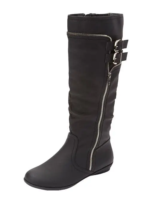 COMFORTVIEW The Pasha Wide-calf Boot - Black