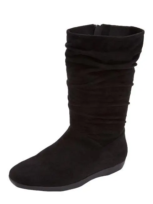 COMFORTVIEW The Aneela Wide Calf Boot - Black