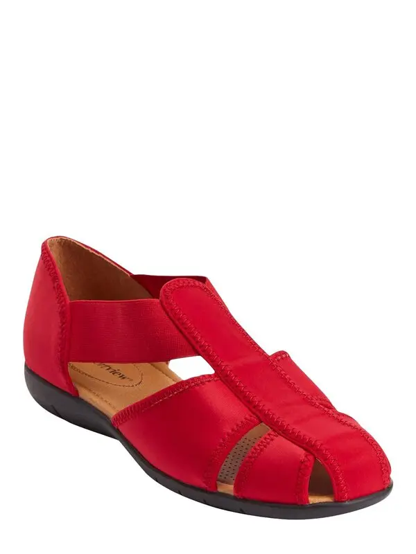 COMFORTVIEW Cheryl Stretch Neoprene Flat - Red