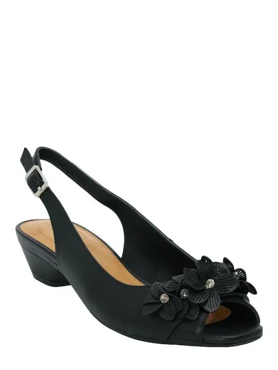 COMFORTVIEW The Rider Slingback - Black