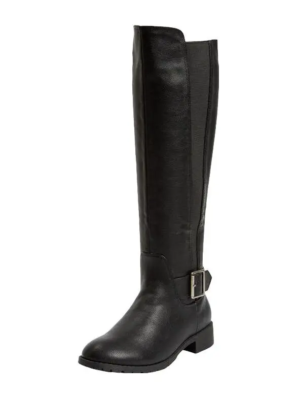 COMFORTVIEW Milan Tall Regular Calf Boots - Black