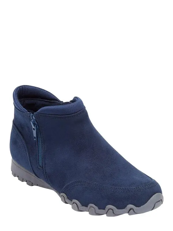 COMFORTVIEW Suede-like Upper Shootie - Navy