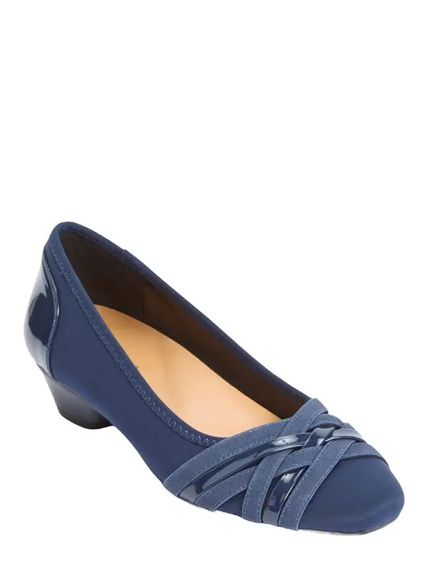 COMFORTVIEW Quinlan Slip-on Pump - Navy