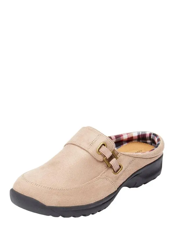 COMFORTVIEW The Joy Slip On Mule - Dark Taupe