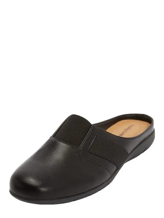COMFORTVIEW The Sarah Slip-on Mule - Black