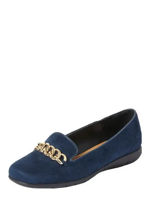 COMFORTVIEW Thayer Slip-on Flat - Navy
