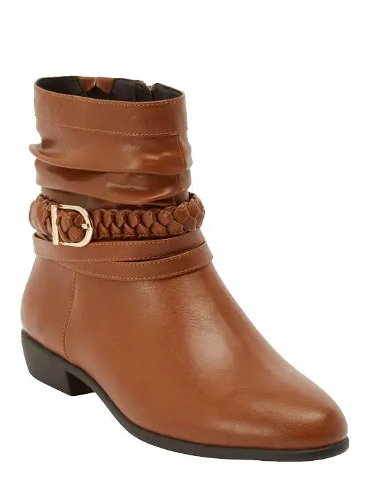 COMFORTVIEW The Mickey Bootie - Cognac