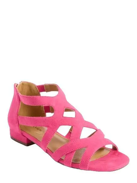 COMFORTVIEW Strappy Lana Sandals - Vivid Pink
