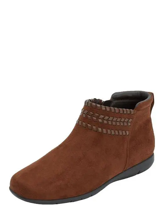 COMFORTVIEW Farren Bootie - Chestnut