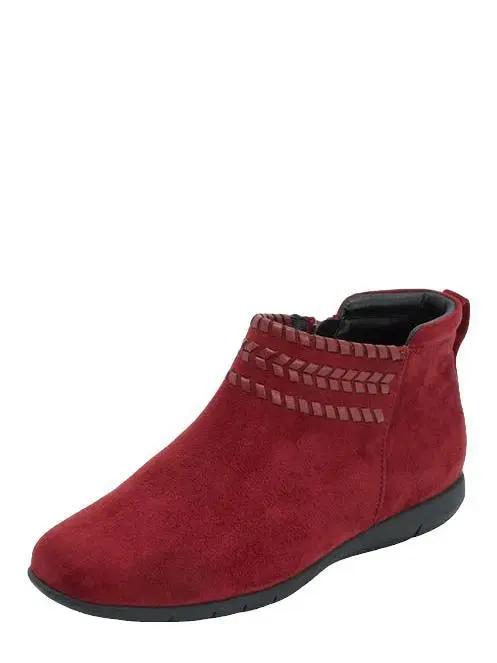COMFORTVIEW The Farren Bootie - Rich Burgundy
