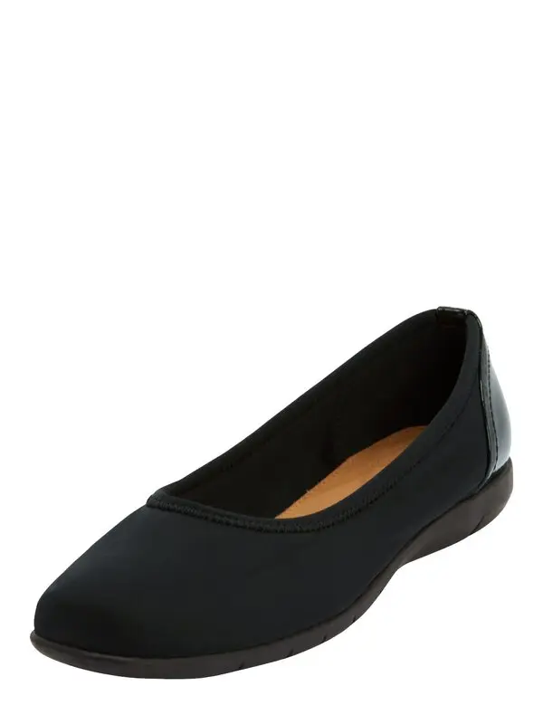 COMFORTVIEW The Lyra Slip-on Flat - Black