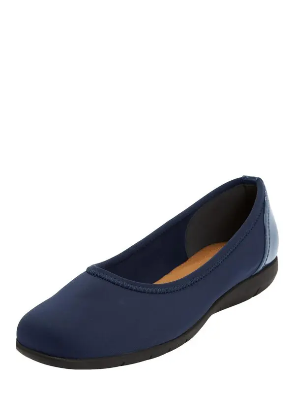 COMFORTVIEW Lyra Slip-on Flat - Navy