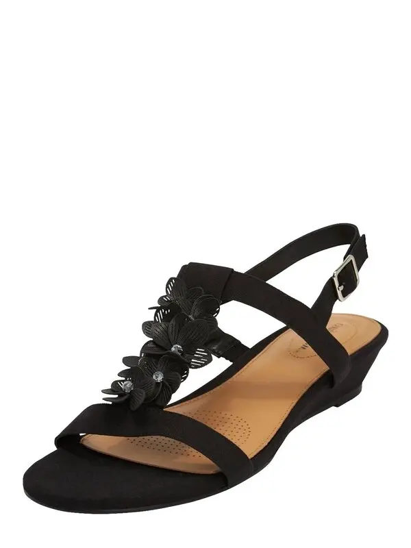 COMFORTVIEW The Carina Slingback Sandal - Black