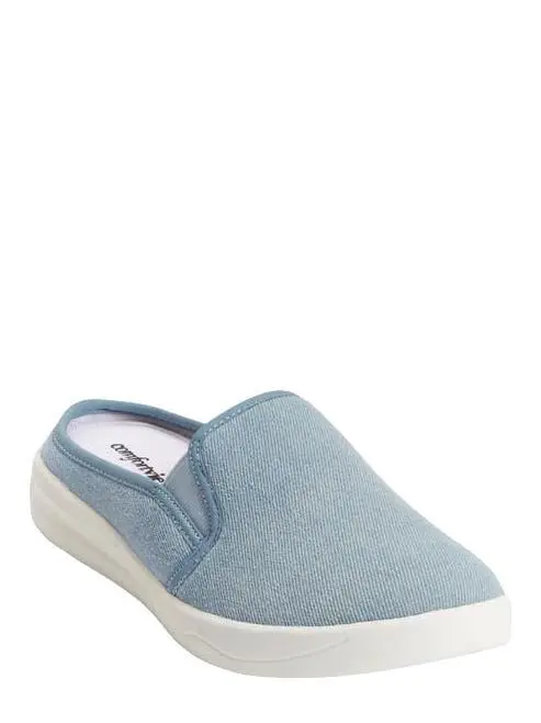 COMFORTVIEW The Camellia Slip-on Sneaker Mule - Light Denim
