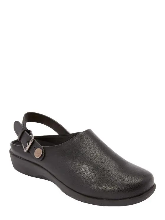 COMFORTVIEW Convertible Mules - Black