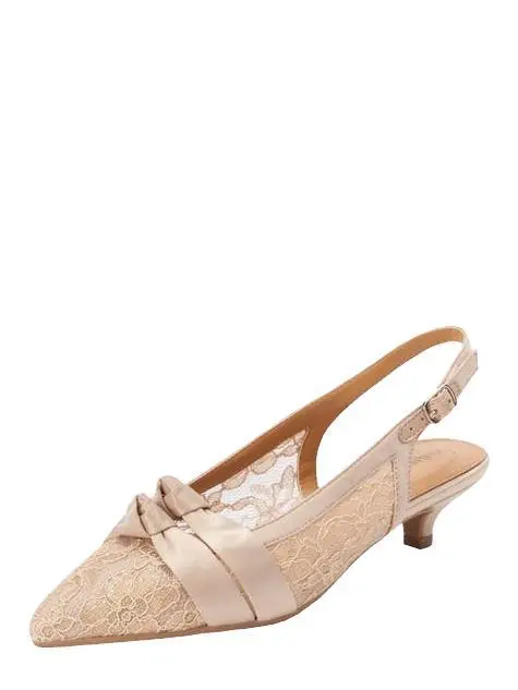 COMFORTVIEW The Poppy Slingback - Champagne