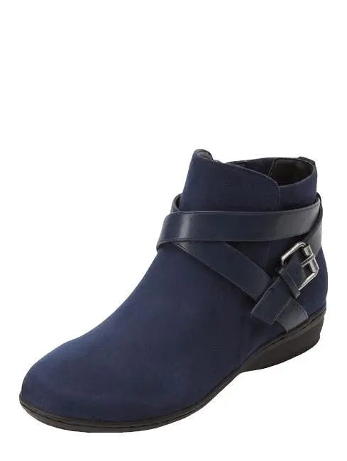 COMFORTVIEW The Bronte Bootie - Navy
