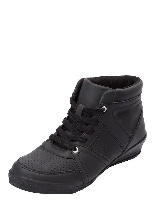 COMFORTVIEW Sport High-top Sneakers - Black