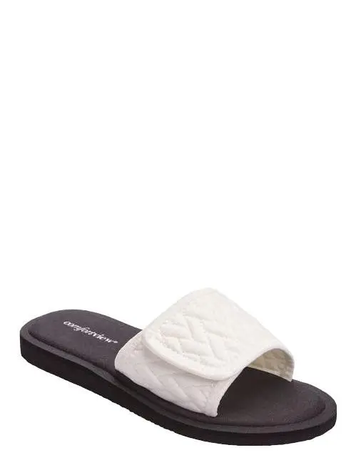 COMFORTVIEW Palmer Slip-on Sandal - White