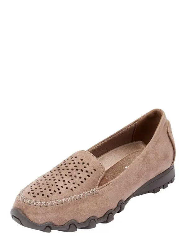 COMFORTVIEW Pax Slip On Flat - Dark Taupe
