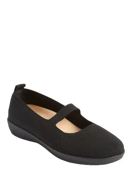 COMFORTVIEW Alisha Orthotic Mary Jane Flat - Black