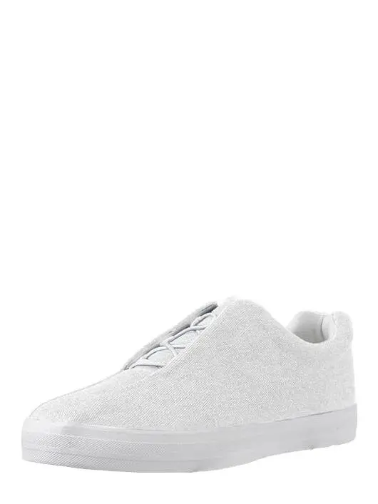 COMFORTVIEW Bungee Slip-on Sneaker - White
