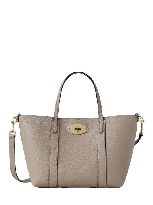 Mulberry Mini Bayswater Leather Tote - Cashmere Taupe
