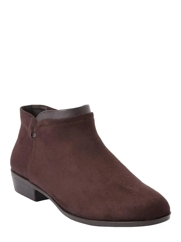 COMFORTVIEW The Bexley Bootie - Dark Brown