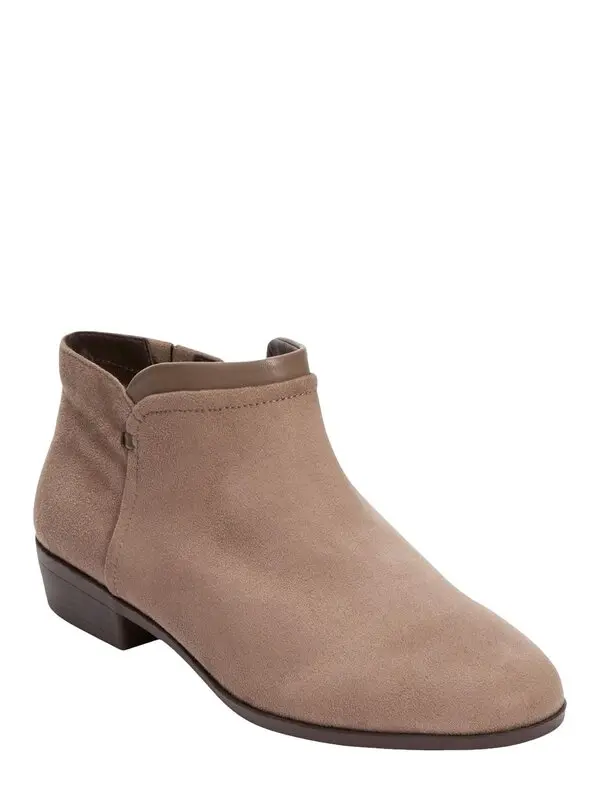 COMFORTVIEW The Bexley Bootie - Dark Taupe
