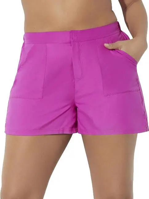 SWIMSUITS FOR ALL Cargo Swim Short - Beach Rose
