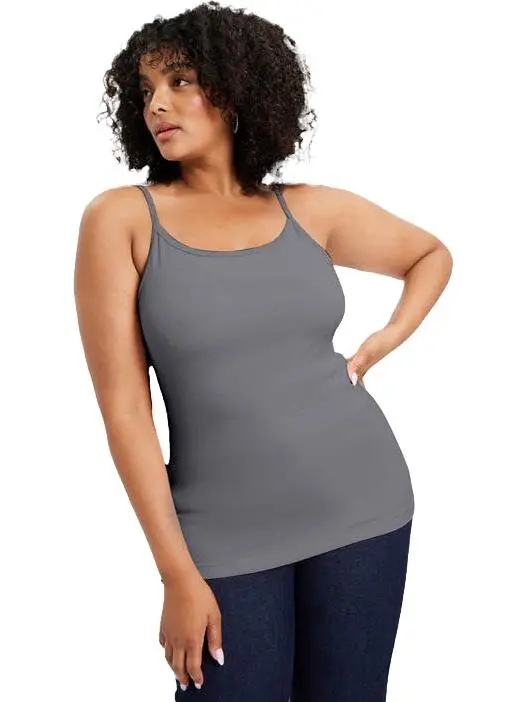 JUNE + VIE One+only Bra Cami - Medium Heather Grey