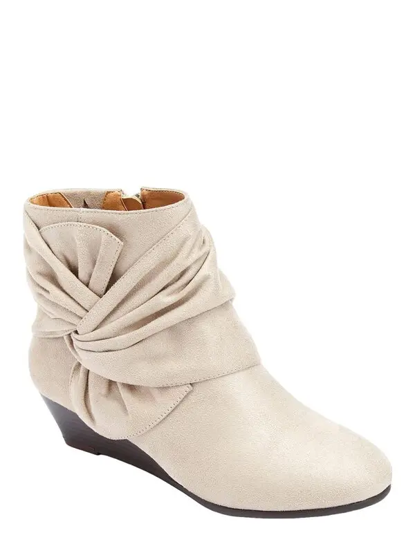 COMFORTVIEW The Inez Bootie - Oyster Pearl