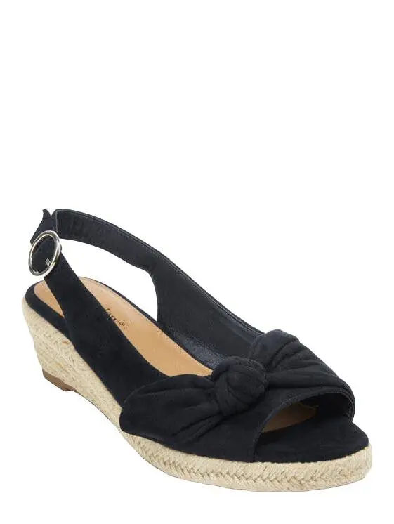 COMFORTVIEW Zanea Espadrille - Black