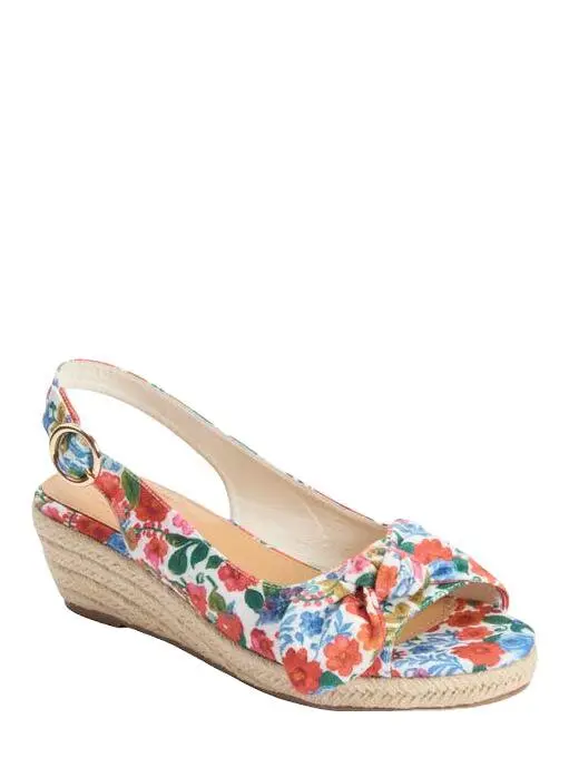 COMFORTVIEW Zanea Espadrille - Gardenia Floral
