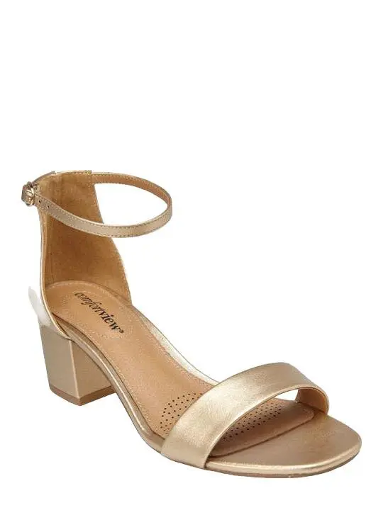COMFORTVIEW Orly Sandal - Gold