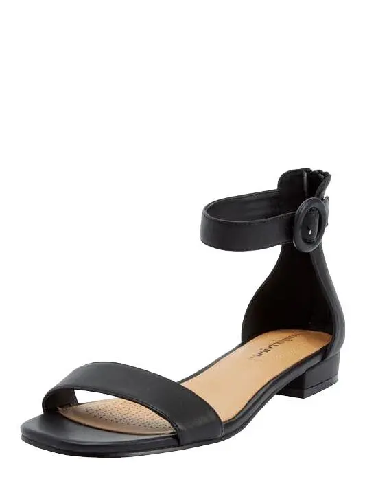 COMFORTVIEW Alora Sandal - Black