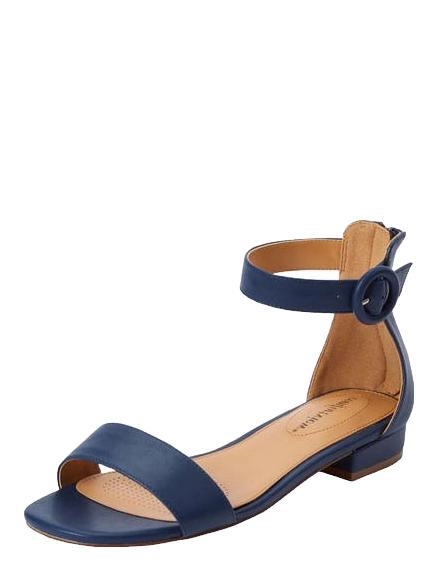 COMFORTVIEW Alora Strappy Sandals - Navy
