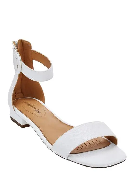 COMFORTVIEW Alora Sandal - White