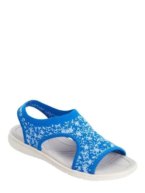 COMFORTVIEW Serafina Ankle Strap Sandal - Blue Multi