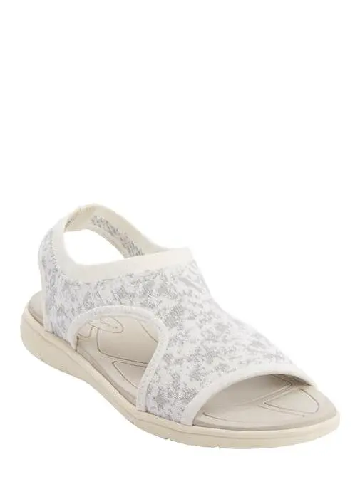 COMFORTVIEW The Serafina Sandal - White Multi