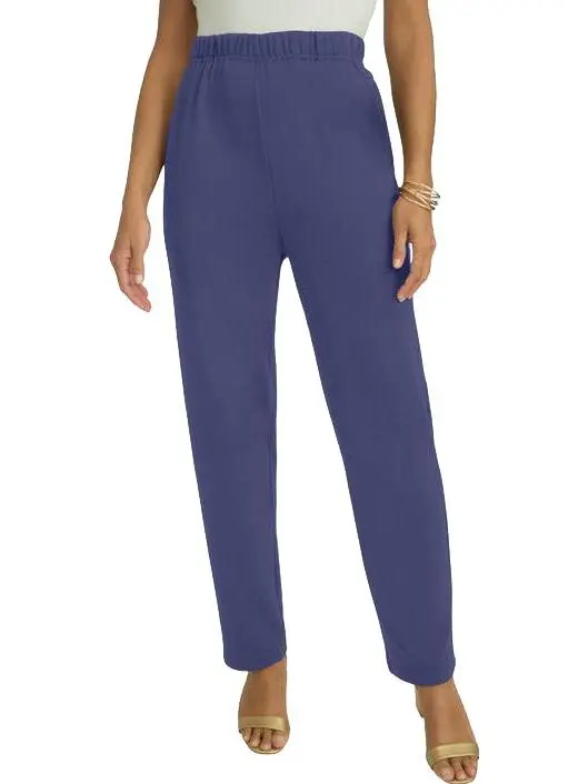 JESSICA LONDON Soft Ease Straight Leg Pant - Deep Dusk