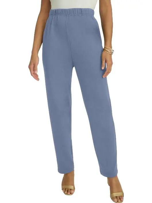 JESSICA LONDON Straight Leg Pant - Slate Grey