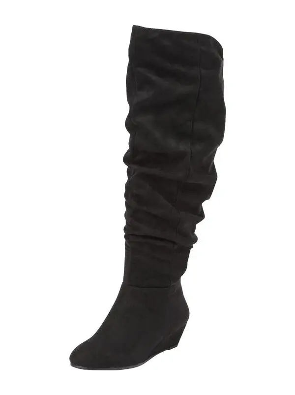 COMFORTVIEW Tamara Tall Wide Calf Boot - Black