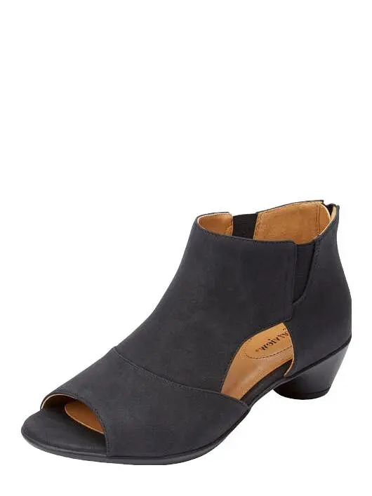 COMFORTVIEW Ophelia Open Toe Shootie - Black