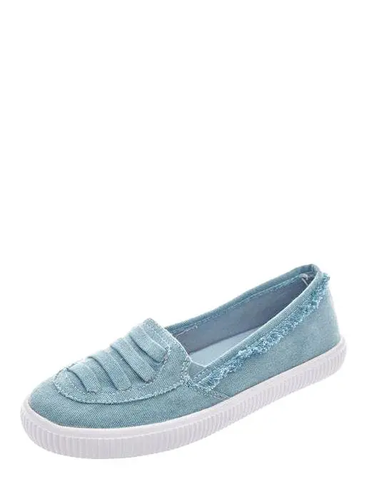 COMFORTVIEW Slip-on Sneakers - Light Denim