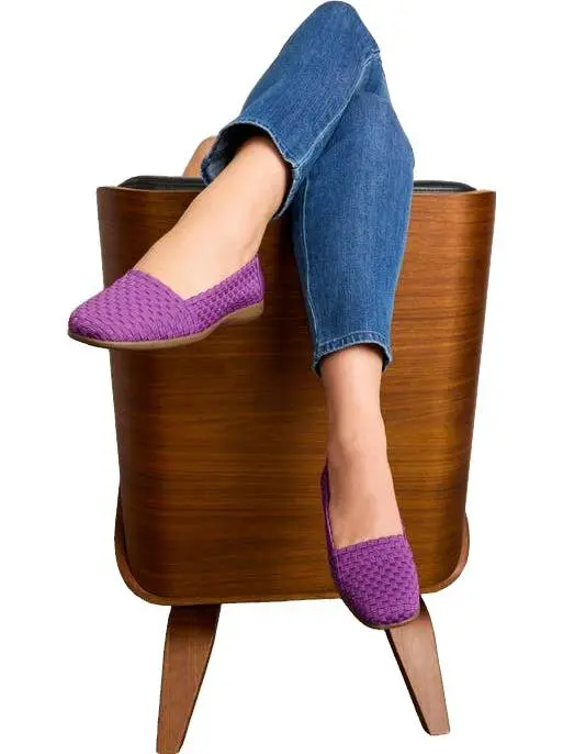 COMFORTVIEW The Bethany Slip-on Flat - Amethyst